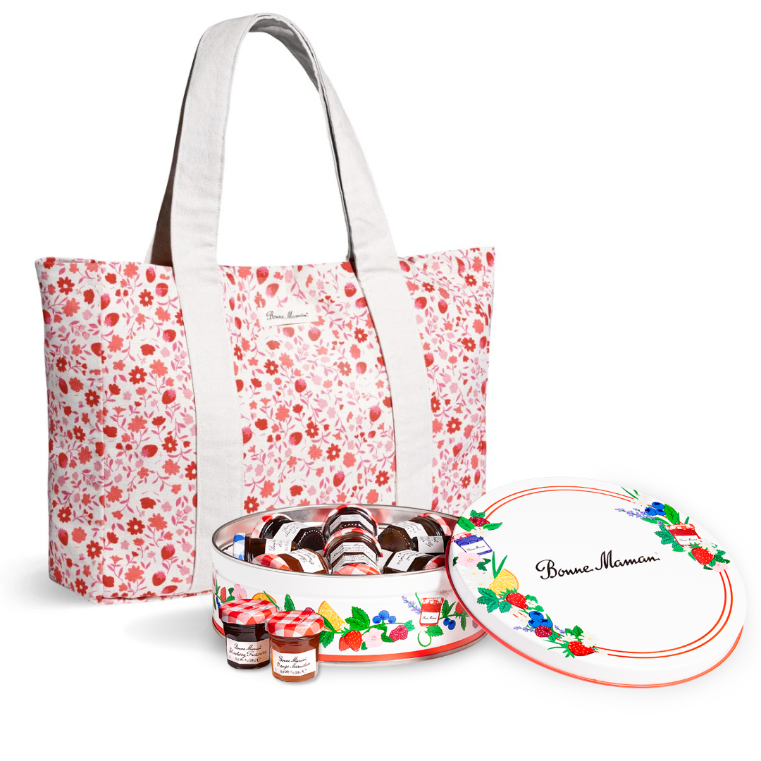 Sampler Gift Tin & Tote Bag Bonne Maman USA